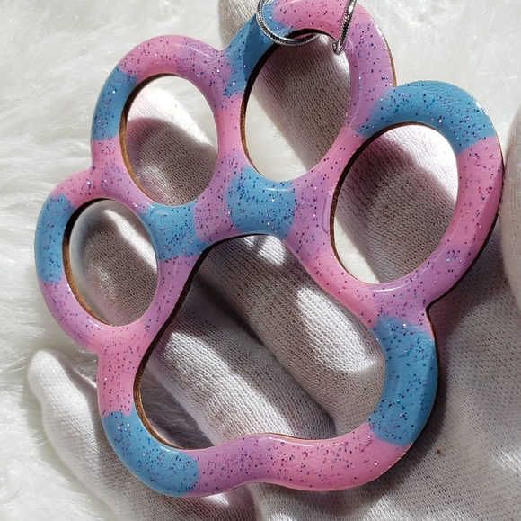 Handmade by me | Accents | Handmade Pastels Paw Print Decor | Poshmark